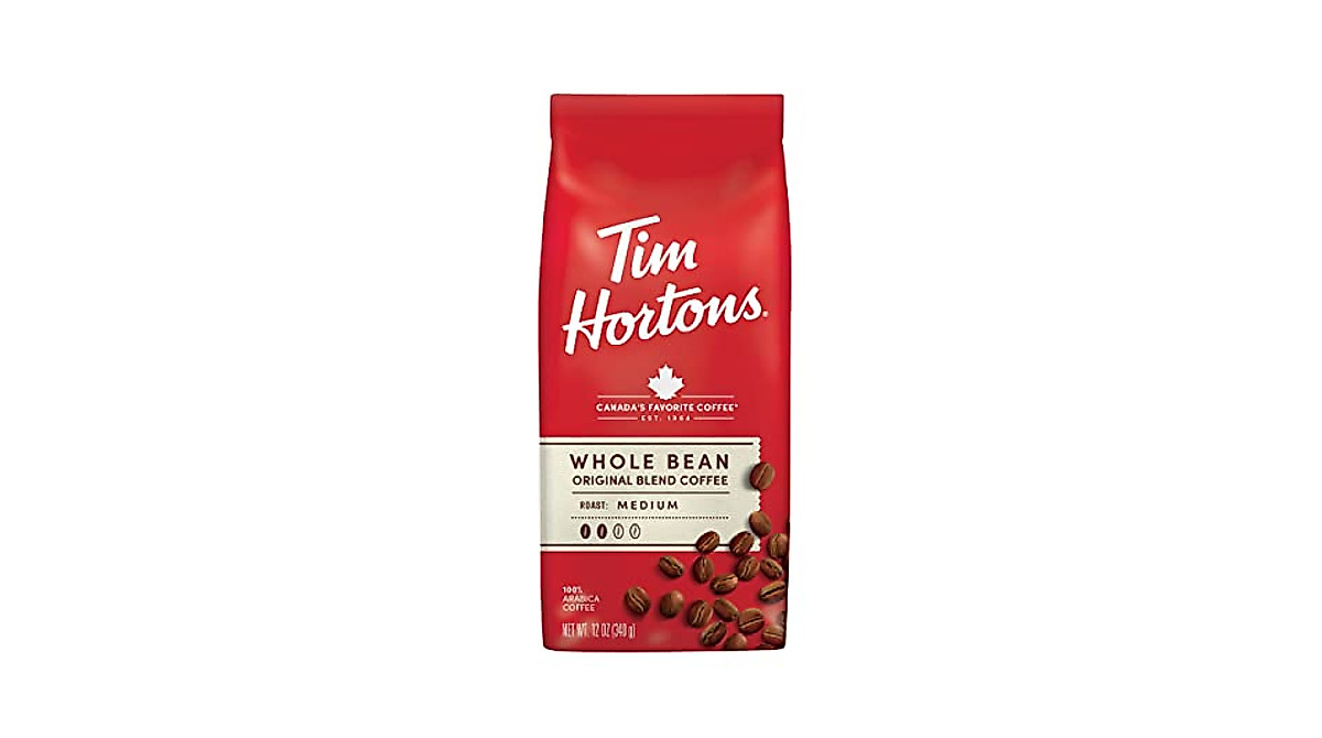 Tim Hortons Medium Roast Whole Bean Coffee - 12 Ounce