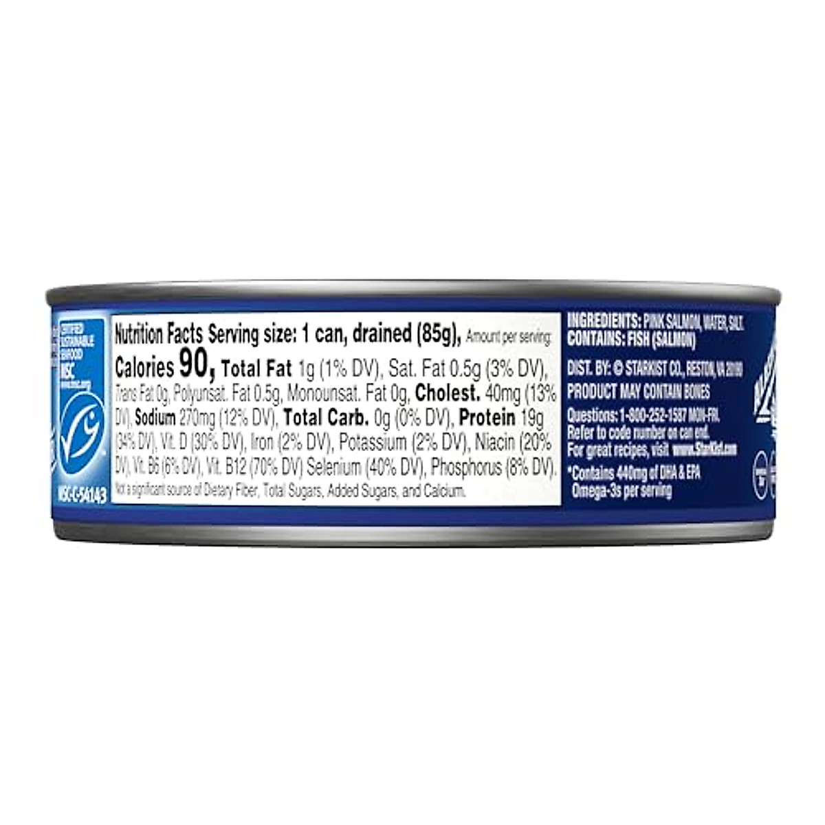 StarKist Wild Pink Salmon, Skinless, Boneless, 5 Ounce (Pack of 12)