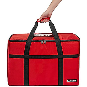 Homevative XL Insulated Food & Grocery Delivery Bag - For Catering, Restaurants, Delivery Drivers, etc