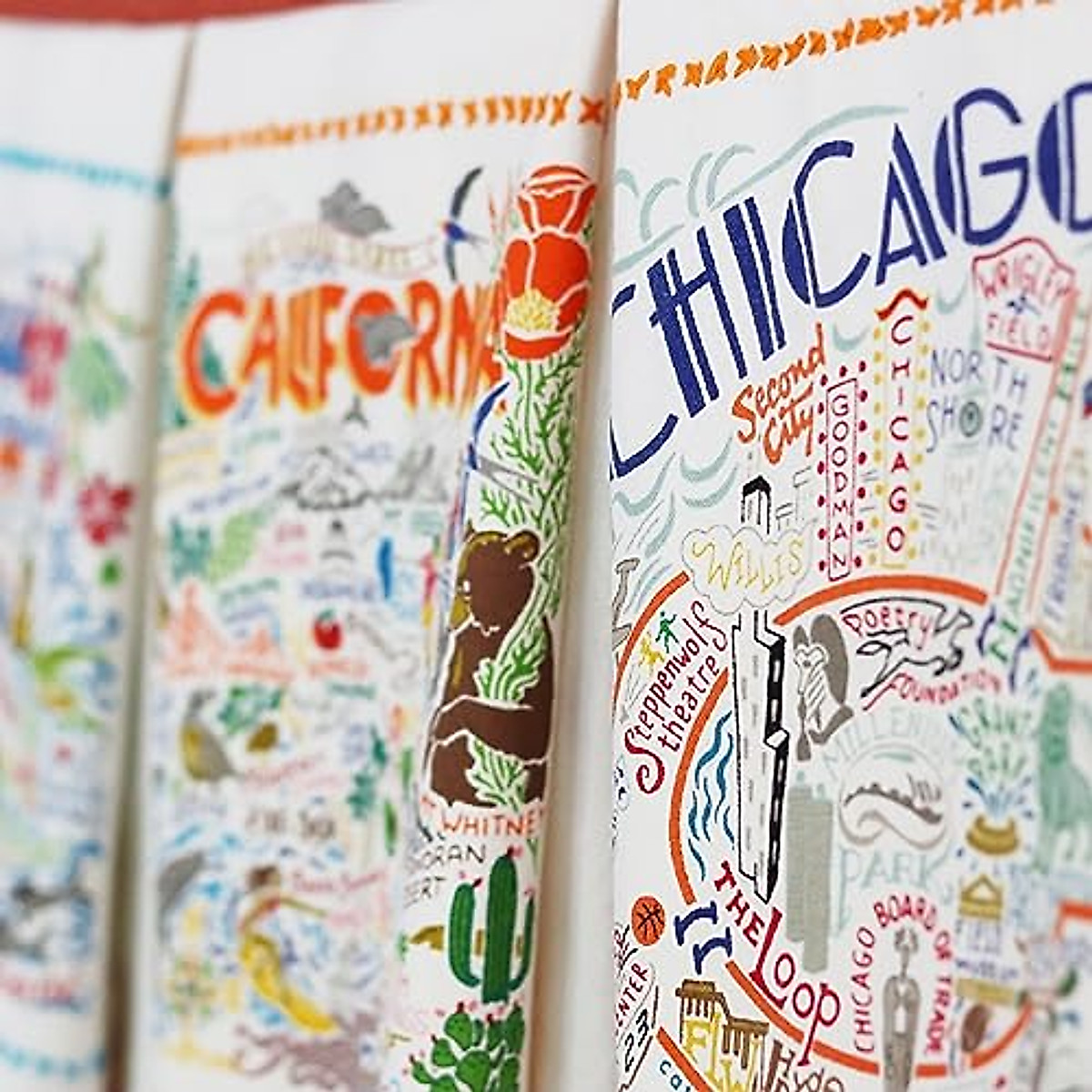 Catstudio Nevada Dish Towel - U.S. State Souvenir Kitchen and Hand Towel with Original Artwork - Perfect Tea Towel for Nevada Lovers, Travel Souvenir