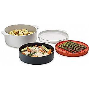 Joseph Joseph 45001 M-Cuisine 4 Piece Stackable Microwave Cooking Set