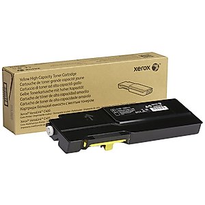 Genuine Xerox Yellow High Capacity Toner-Cartridge (106R03513) - 4,800 Pages for use in VersaLink C400/C405