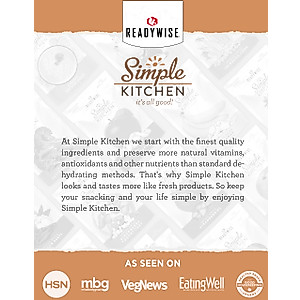 READYWISE - Simple Kitchen, Seasoned Ground Beef Crumbles, 22 Servings, MRE, Emergency Food Supply, Freeze Dried Meat, Freeze Dried Food, Canned Food, Ground Beef, Camping, Survival Food, 10 Can