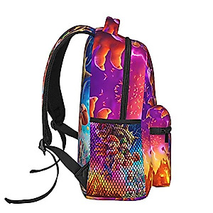 Awetmud Cartoon Game Backpack Lightweight Laptop Backpack Travel Backpacks For Boys Girls