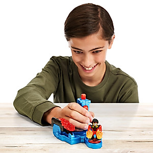 Legends of Akedo Powerstorm Mega Strike Controller with Elemental Punch Action |Turbo Chux Action Figure | Amazon Exclusive