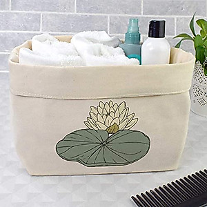 Azeeda Large 'lilly pad' Canvas Organiser/Storage Bag (OR00024813)