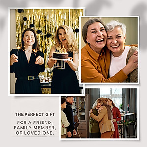 OLGAS GEMS Cool Gifts for 50 Year Old Woman - 50th Birthday Milestone Bracelet & Meaningful Message Card - Beautiful and Sentimental 50 Year Old Gifts for Women