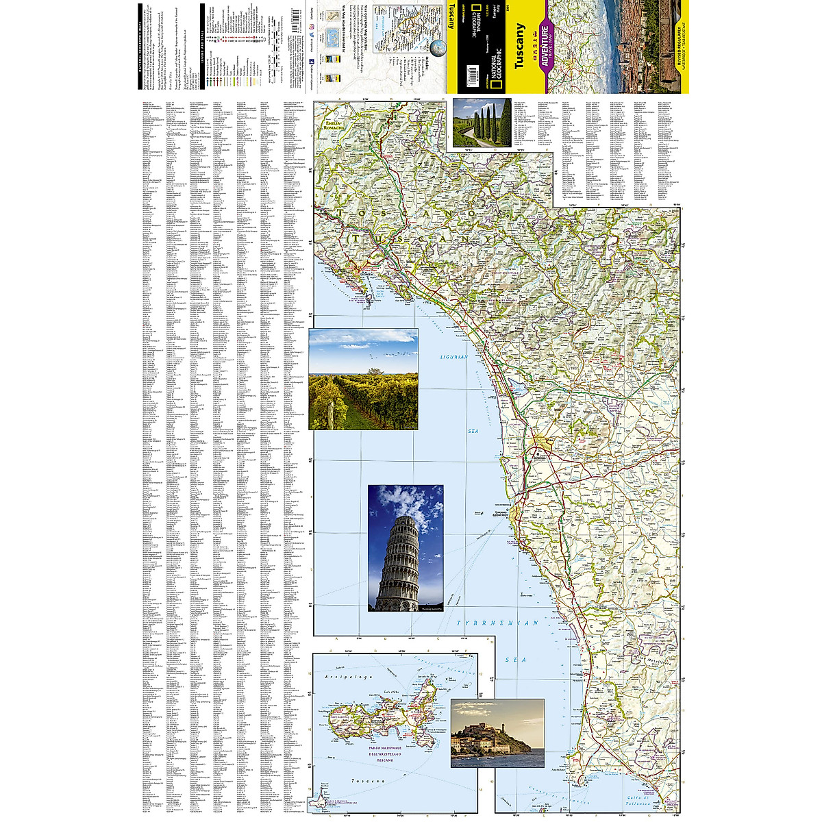 Tuscany Map [Italy] (National Geographic Adventure Map, 3305)