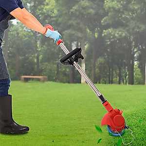 Leblett 600W Cordless Electric Weed Lawn Eater Edger Grass String Trimmer Cutter Mower,Full Copper Motor,Cordless String Trimmer