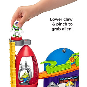 Fisher-Price Imaginext Preschool Toy Disney Pixar Toy Story Pizza Planet Playset & Buzz Lightyear Figure for Pretend Play Kids Ages 3+ Years