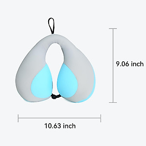 MOOB Baby Pillow for Car Seat Kids U-Shape Travel Neck Pillow Support Children Stroller Pillow Blue