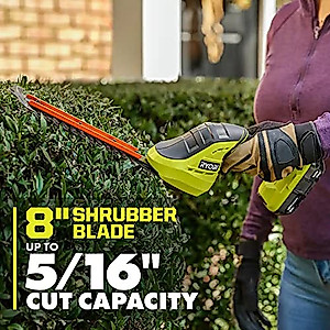 ONE+ 18V Cordless Grass Shear and Shrubber Trimmer with 2.0 Ah Battery and Charger