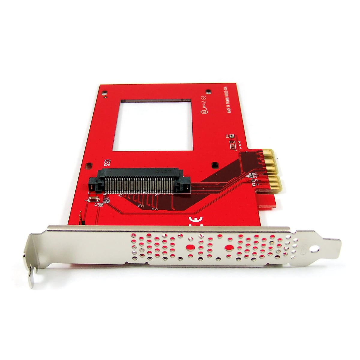 Ableconn PEXU3-132 NVMe 2.5-inch U.3 SSD PCIe 4.0 x4 SFF-TA-1001 Carrier Adapter Card - for 2.5-inch U.3 NVMe SSD - U.3 to PCIe 4.0 - PCIe Adapter for U.3 Drive