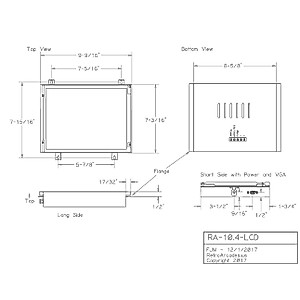 10.4 Inch Arcade Game LCD Monitor, for Jamma, MAME, and Cocktail Game cabinets, Also Industrial PC Panel mountable