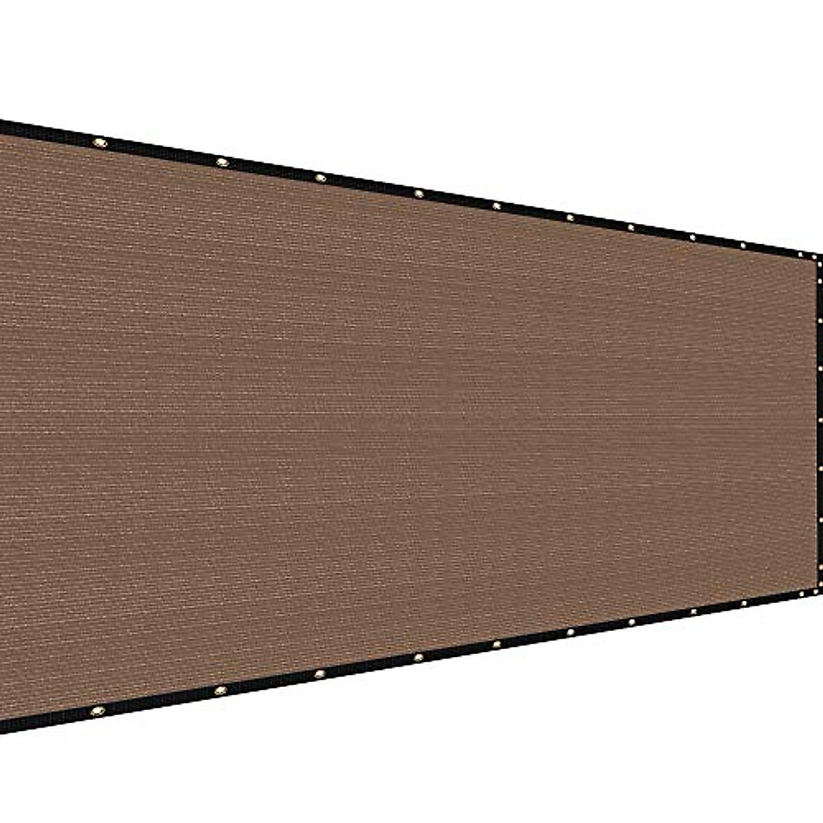 Artpuch Fence Privacy Screen 6' x 50' Black Heavy Duty Fence with Brass Grommets for Wall Garden Yard Backyard Indoor Outdoor