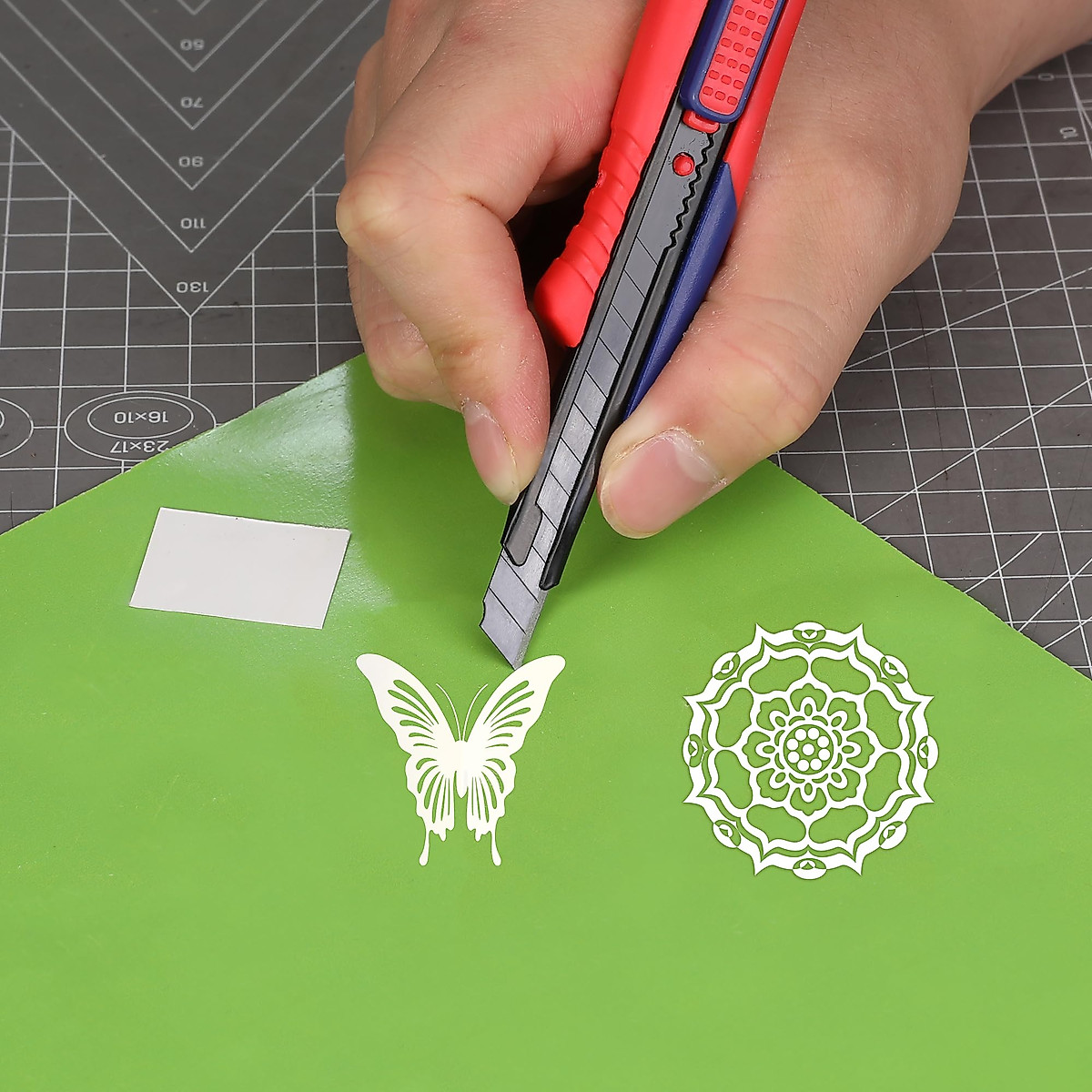 WORKPRO 2-In-1 Safety Utility Knife Retractable Snap-off blade, Metal Box Cutter Set, Razor Knife Exacto Craft Knives, with 10 Extra 9mm Blades, Pack of 3