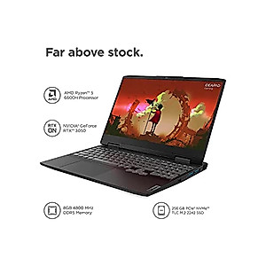 Lenovo IdeaPad Gaming3 Laptop 15.6 FHD Display 120Hz| NVIDIA GeForce RTX 3050| AMD Ryzen5 6600H| Windows 11| Backlit Keyboard| USB C| Wi-Fi6| Webcam| HDMI Cable| 2022 (32GB DDR5 RAM | 1TB PCIe SSD)