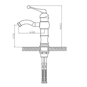 Royal Purple Bath Kitchen RPBK-18011 17" W x 17" D Square Vessel Set with Single Hole CUPC Faucet, White