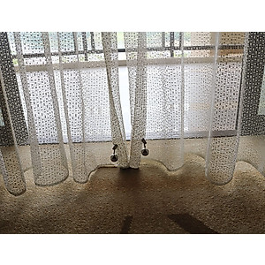 6 Pack Heavy Tablecloth Weights, Stainless Steel Balls with Rust-Resistant Clip, Weights for Curtains, Flags