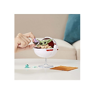 STAR WARS The Bounty Collection Grogu’s Hover-Pram Pack The Child Collectible 2.25-Inch-Scale Figure with Accessories, Kids Ages 4 and Up,Multi-Colored,Standard,F2854