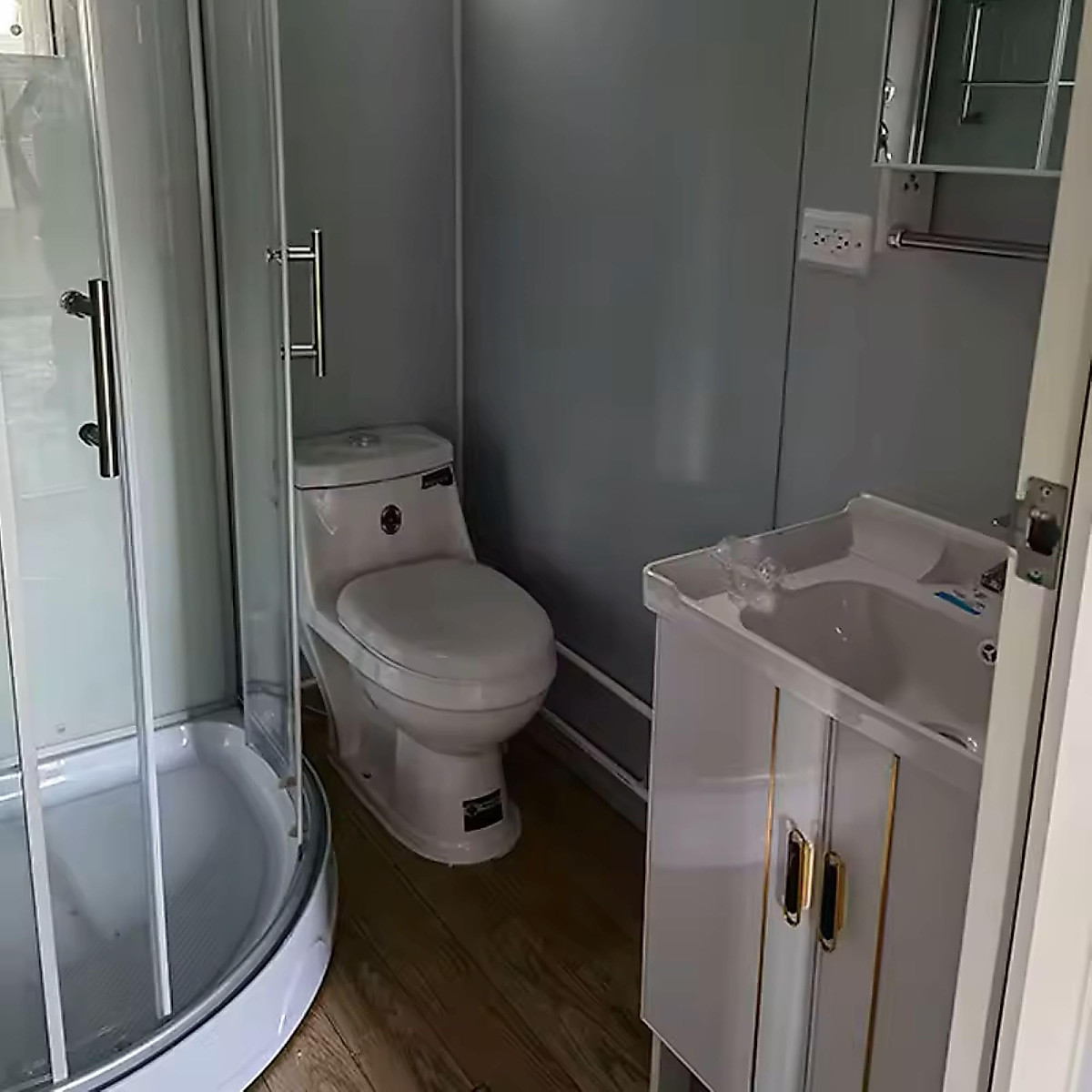 Tiny Expandable Prefab House to Live in 1 Bathroom, 3 Rooms & 1 Kitchen- Foldable House, Container Home, Portable House, Tiny House for Small Family, Modular Guest House – 19 x 20 FT (3 Bedrooms)