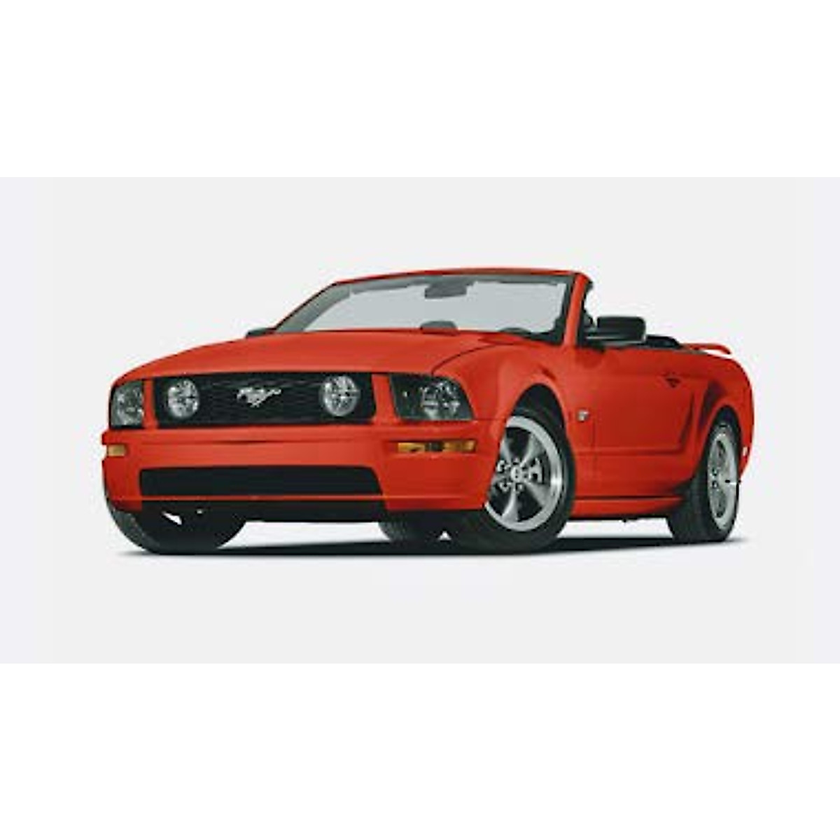Decal USA brand FITS; 2005 2006 Ford Mustang 4.6 GT Shaker 500 & Convertible Replacement Radio Button Stickers Decals New USA CD Player 6 DISC 6-CD Button Overlay Kit