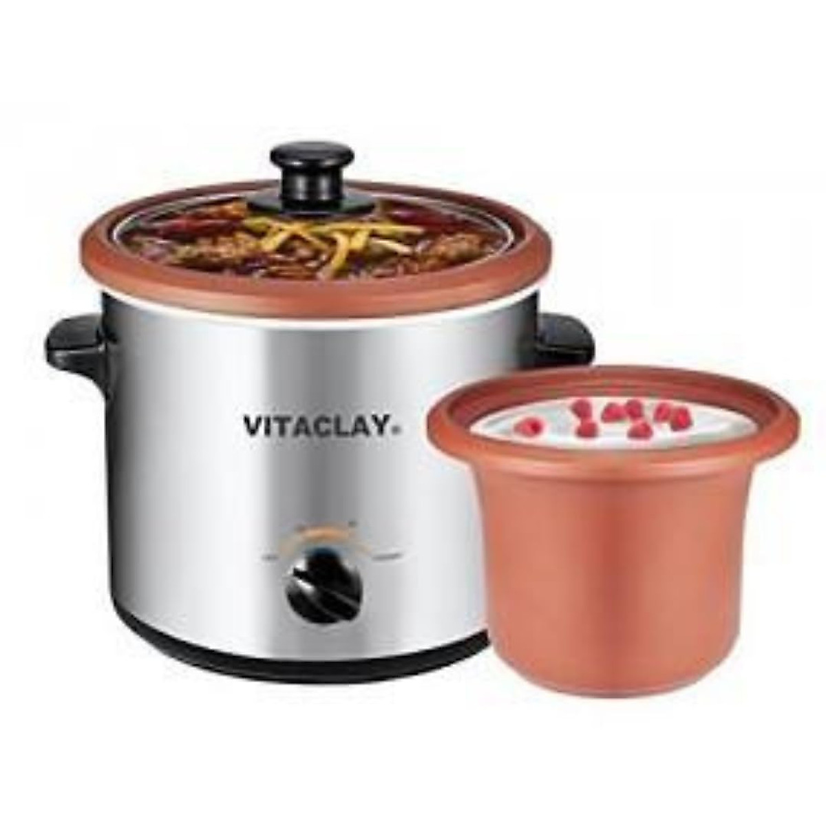 VitaClay Organic Slow Cooker and Yogurt Maker (2 Quart)