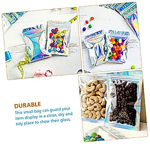 Dime Bag 100pcs Plastic Bag Plastic Bags Plastic Earrings Plastic Sealable Bags Resealable Jewelry Bags Clear Plastic Clear Sealed Bag Jewelry Packing Bags Earring Bags Small Bags