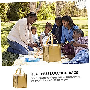 LIFKICH Baking Tote Car Tote Collapsible Grocery Tote Pizza Warmer Bag Food Delivery Bag Commercial Catering Bag Insulated Grocery Bag Heat Insulated Bag Thermal Bag Convenient Cake Bag