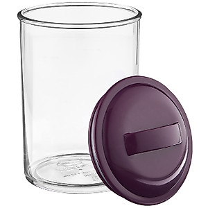 Calypso Basics by Reston Lloyd Acrylic Storage Canisters, Set of 3, Plum