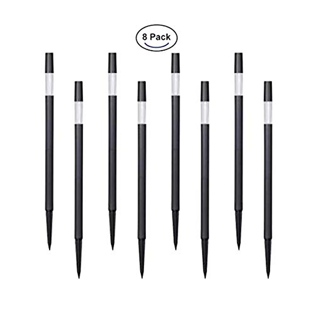 Westinghouse Solar Lights Outdoor LED Garden Path Lighting Waterproof Solar Powered Pathway Lights Decorative Landscape Lights for Garden Patio Lawn Courtyard Lane Walkway (8-Pack)