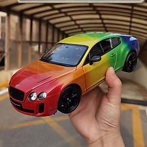 HTLNUZD 1/18 Alloy Car Model Diecasts Metal Racing Sport Car for Bentley Continental Supersports Limited Edition Model Collectible Gift