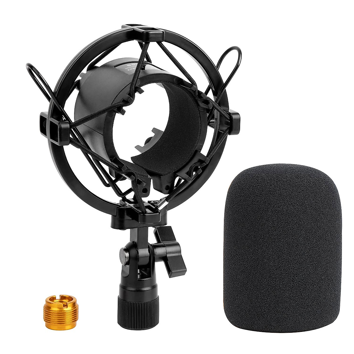 WIBOND Blue Yeti Nano Shock Mount, Alloy Shockmount Reduces Vibration Shock Noise Matching Mic Boom Arm Designed for Blue Yeti Nano Microphone