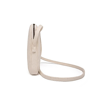 YONBEN Crossbody Bag Small Cell Phone Purse Holder Wallet with Strap for Women Adjustable Shoulder Straps Pure Cotton Canvas with Zipper