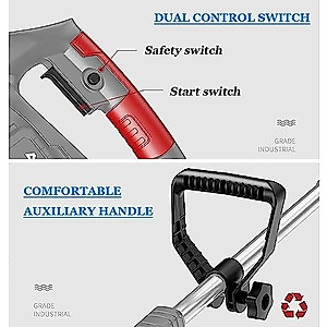 Handheld Cordless String Trimmer Weeder Small Household Electric Lawn Mower Yuanlin Multifunctional Weeder Retractable Rod 12V Lithium Battery Charger
