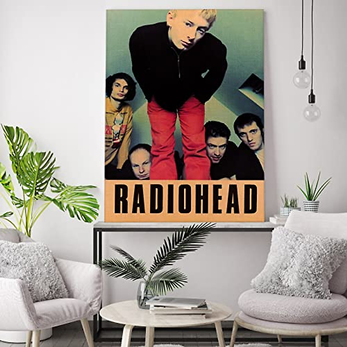 Radiohead Canvas Wall Art Posters - 16x24 Inch Aesthetic Print