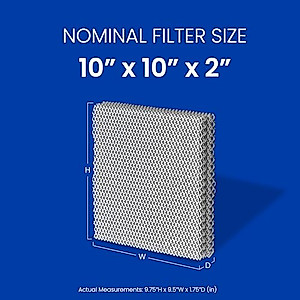 AprilAire 10 Water Panel Humidifier Filter Replacement for AprilAire Whole-House Humidifier Models 110, 220, 500, 500A, 500M, 550, 550A, 558 (Pack of 2)