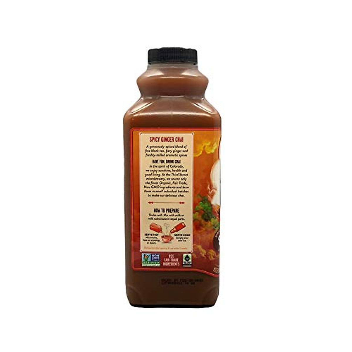 Third Street Chai, Dragon Tongue Ginger, 32 Ounce (Pack of 6)