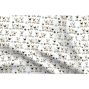 Spoonflower Fabric - Siamese Kittens Balls Kitten Playful Cat Cute Printed on Petal Signature Cotton Fabric by The Yard - Sewing Quilting Apparel Crafts Decor