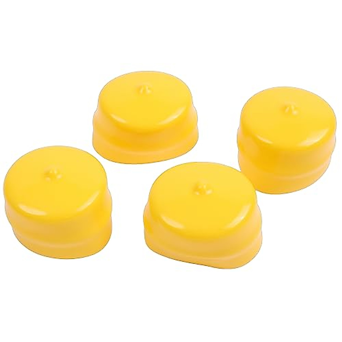 LSSOCH 4PCS Axle Yellow Cap Bearing Cover M143338 Compatible with John Deere 105 D100 D105 D110 D125 L105 L108 L110 L120 L130 LA100 LA105 LA110 LA115 X300 X304 X520 Lawn Mower and Lawn Tractor
