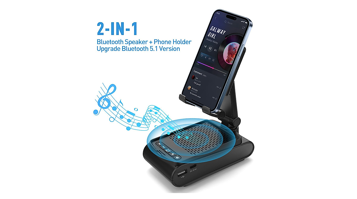 Bluetooth Speaker Phone Stand - Perfect Gifts for Men