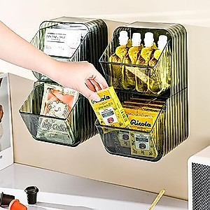 Teabag Storage Box, Drawer TeaBag Holder, Teabag Storage For Kitchen, Seasoning Sugar Packet Holder, Large Desktop Tea Container For Countertops, Office, Kitchen Accessories