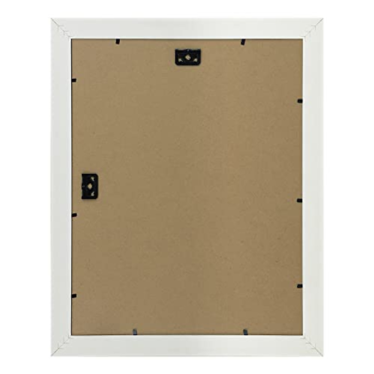 Frametory, 11x14 Picture Frame - for Two 5x7 Photos, Two Opening White Mat - Wall Display - Great for Wedding, Graduation, Engagement Photographs - Dark Gold