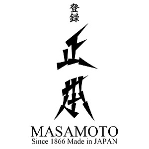 MASAMOTO KS Japanese Yanagiba Sushi Knife with Sheath 9.5" (240mm) [HONBAZUKE] Made in JAPAN, Professional Sashimi Knife, Ultra Sharp Japanese Carbon Steel Blade, Wood Wa Handle, Black Ferrule