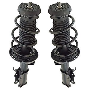 TRQ Front Strut & Coil Spring Assembly Set Driver & Passenger Sides Compatible with 12-17 Buick Verano 12-15 Chevrolet Cruze 16 Cruze Limited
