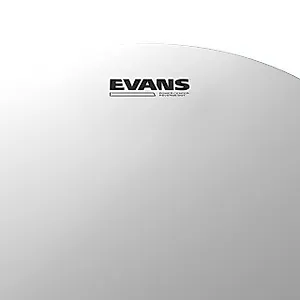 Evans Power Center Reverse Dot Snare Drum Head - 14 Snare Drum Head - Featuring Reverse Dot for Durability, Focus, Attack - Coated with 10mil Ply - 14 Inch