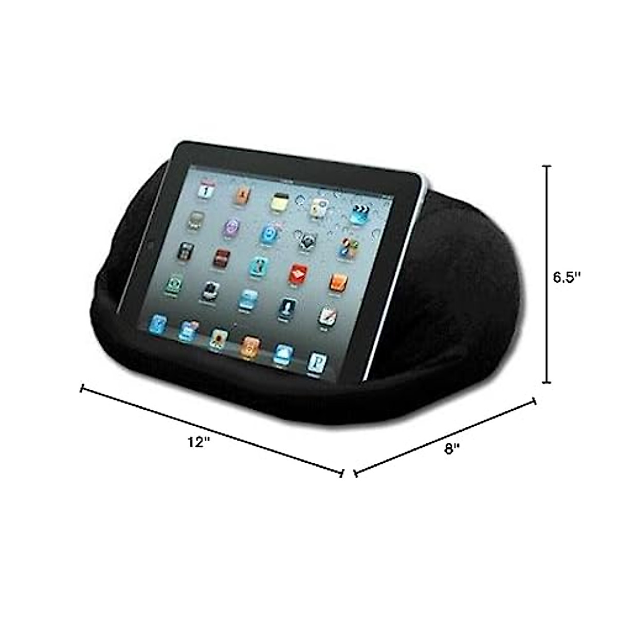 LAP PRO - Stand/Tray, Universal Beanbag Lap Stand/ for iPad, Pro, Air, & all Tablets, E-Readers, Books & Magazines - Bed, Couch, Travel - Adjustable Angle; 0 - 89 deg. 1st RUN SOLD OUT IN 2 WEEKS!..