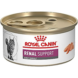 Royal Canin Feline Renal Support Early Consult Loaf in Sauce Canned Cat Food 24/3 oz