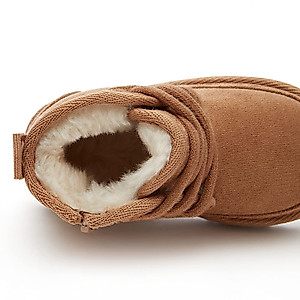 Weestep Baby/Toddler/Little Kid Soft Warm Walking Boots