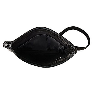 MILWAUKEE'S MP8810-BLK-PCS Women's Black Medium Studded Shoulder Bag